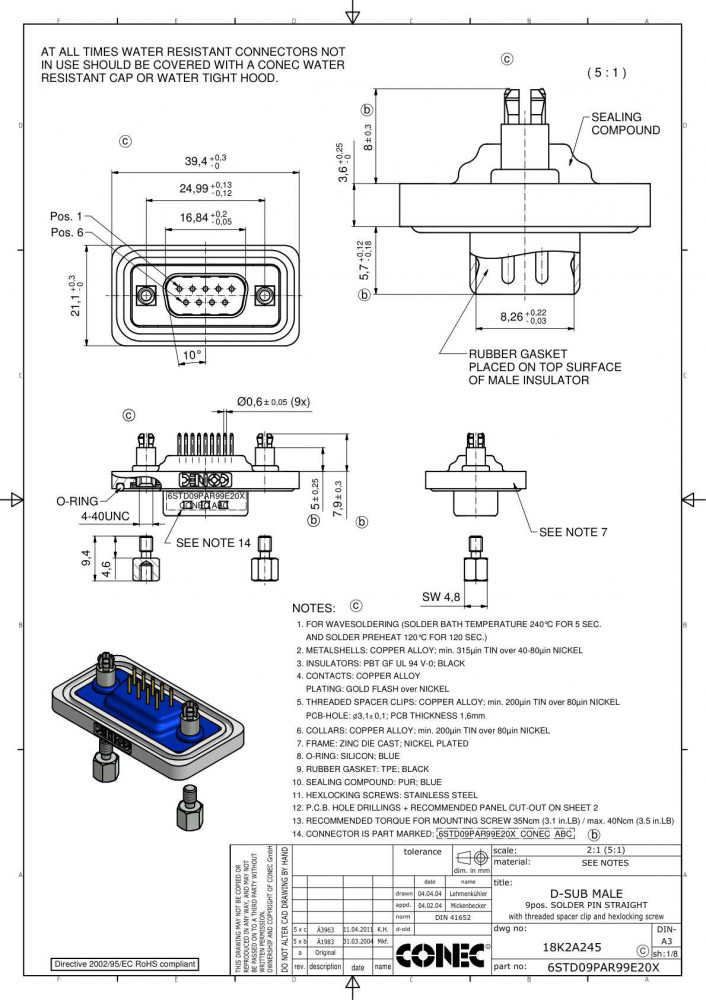 CONEC drawing sheet 1