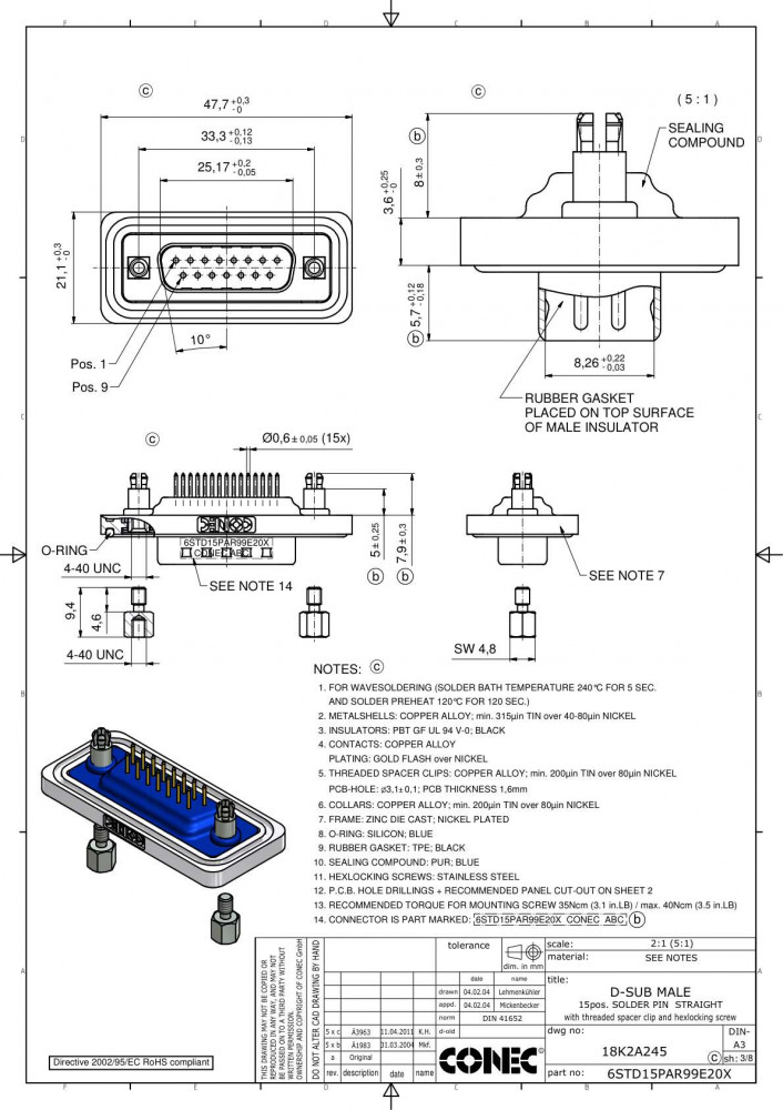 CONEC drawing sheet 3