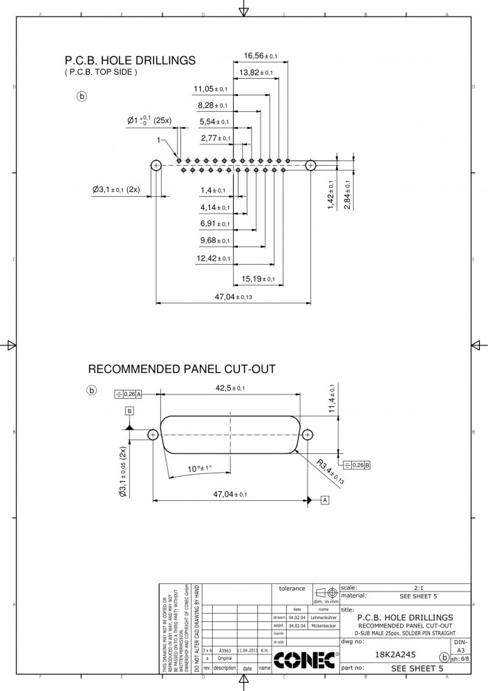 CONEC drawing sheet 6