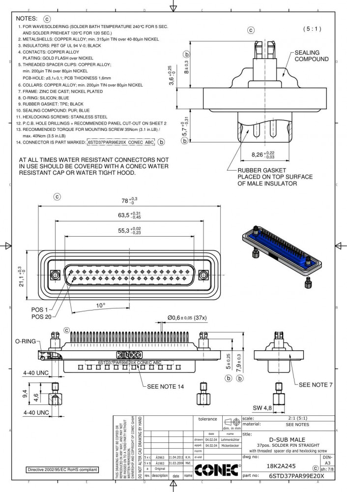 CONEC drawing sheet 7