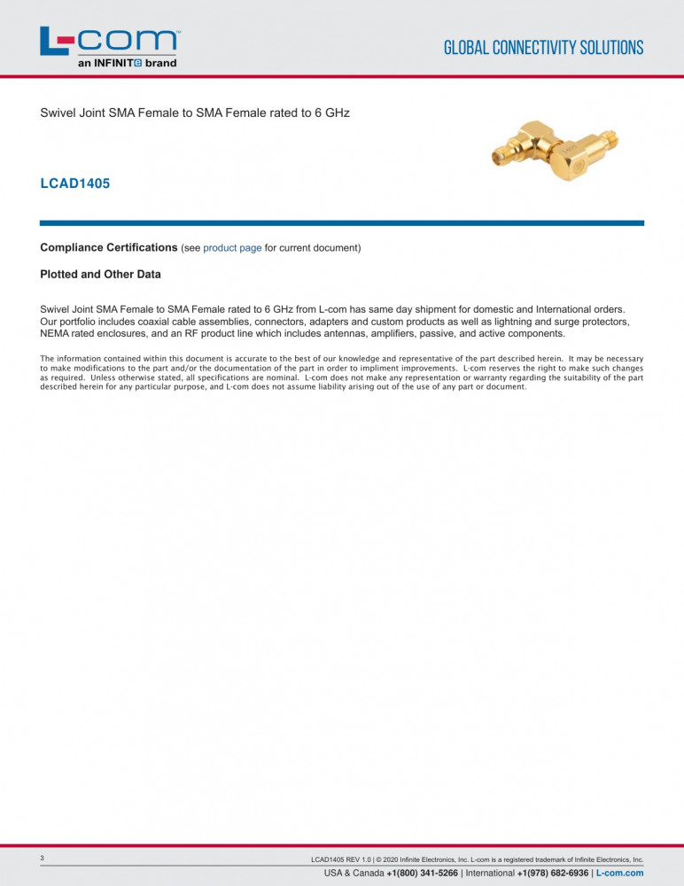 LCAD1405 datasheet page 3