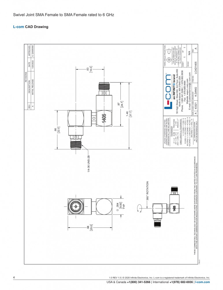 LCAD1405 datasheet page 4