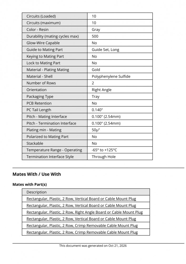 WTAX10SOR9SYL technical document page 2