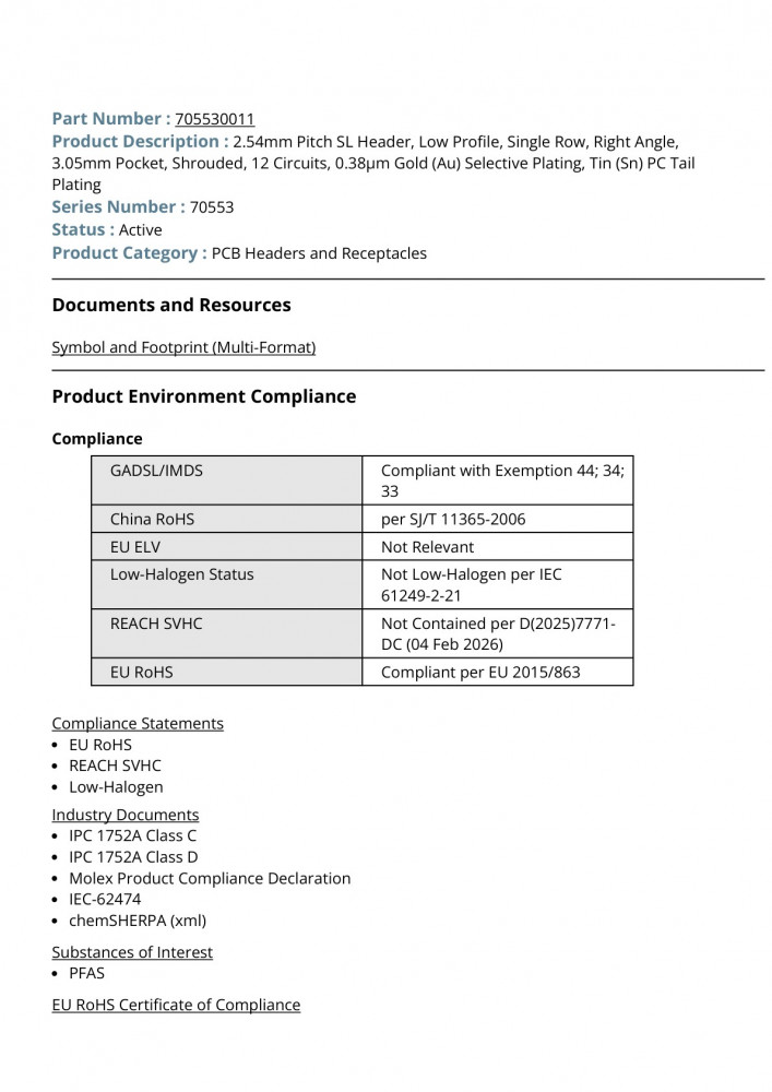 Product document image, page 1