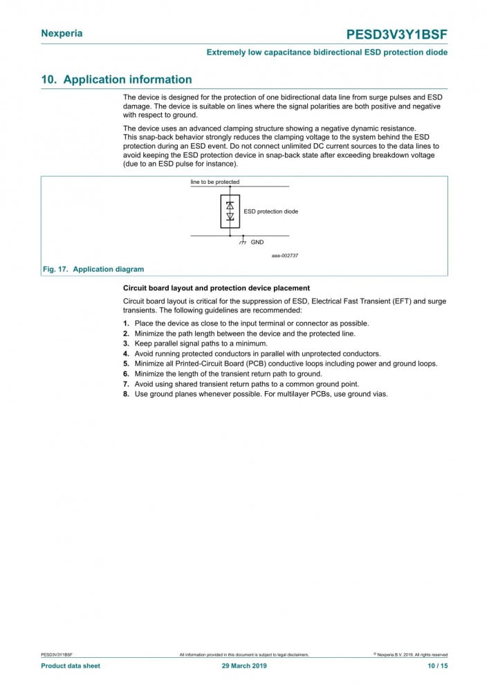 PESD3V3Y1BSFYL datasheet page 10