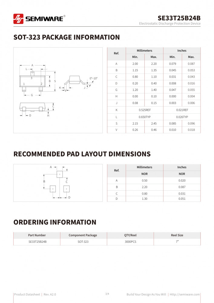 SE33T25B24B datasheet page 3