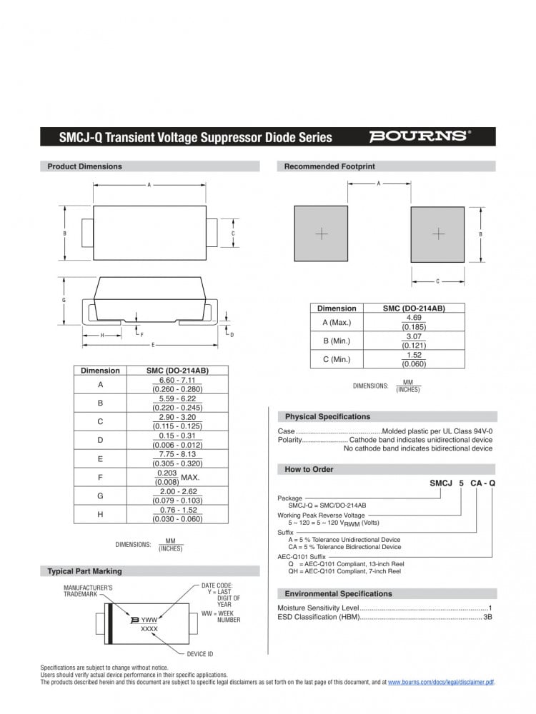 Bourns SMCJ-Q datasheet page 4