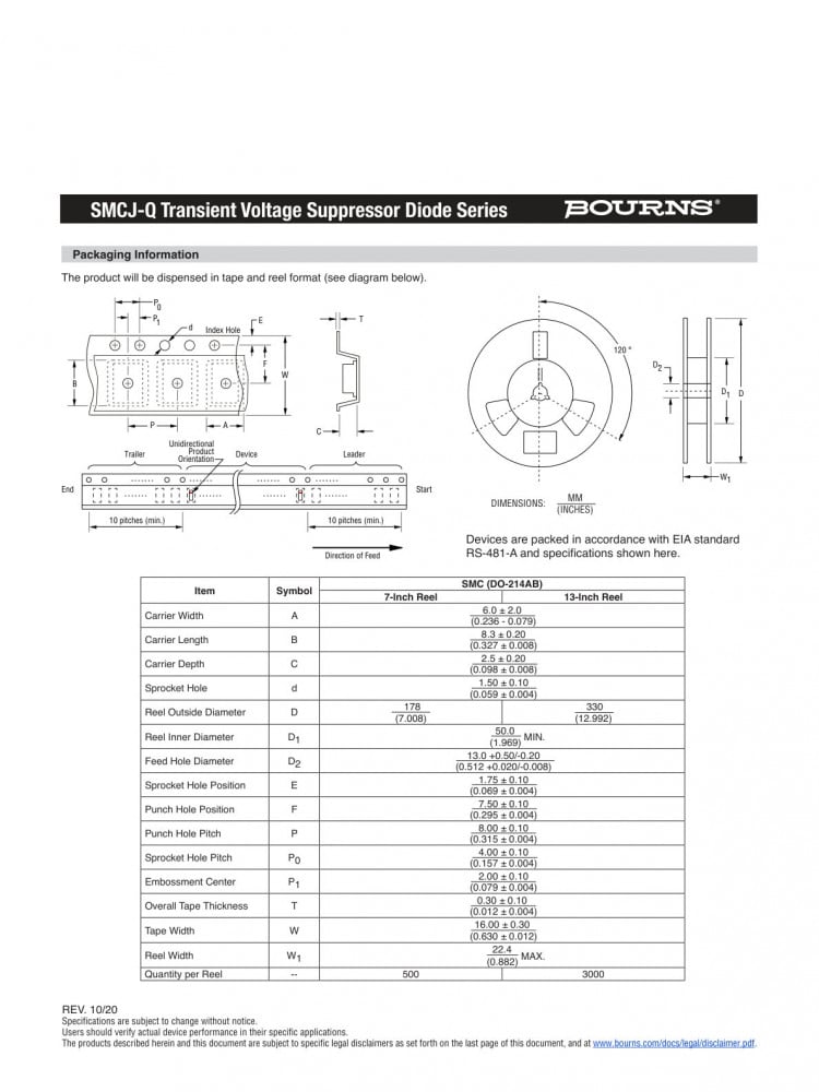 Bourns SMCJ-Q datasheet page 5