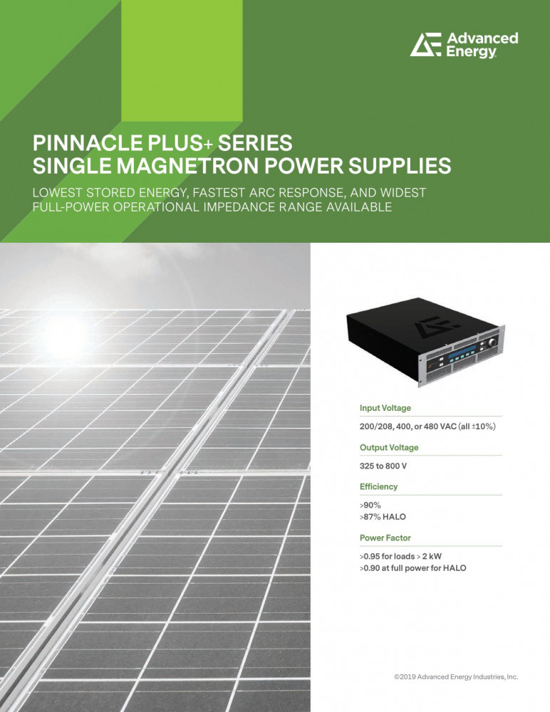 Pinnacle Plus+ product document page 1