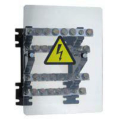 Power distribution block - stepped for lugs - 160 A - 4 bars 18 x 4 mm for sale