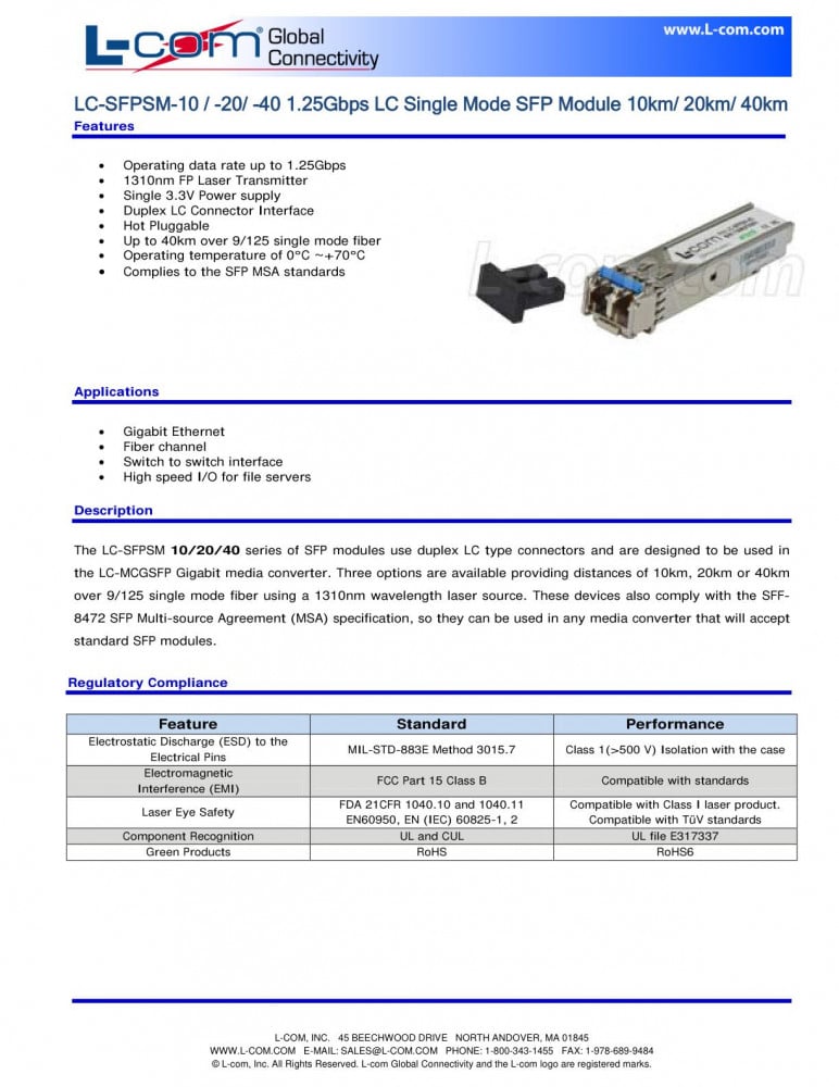 LC-SFPSM technical document page 1