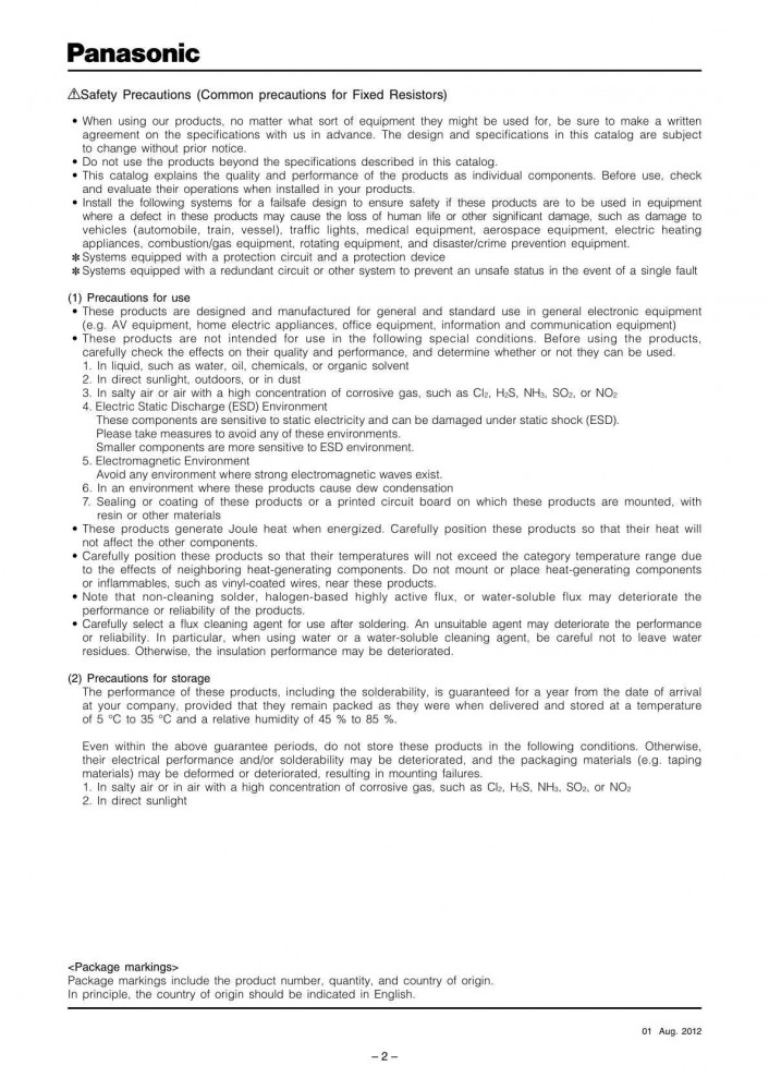 ERA-S33J470V technical document page 5