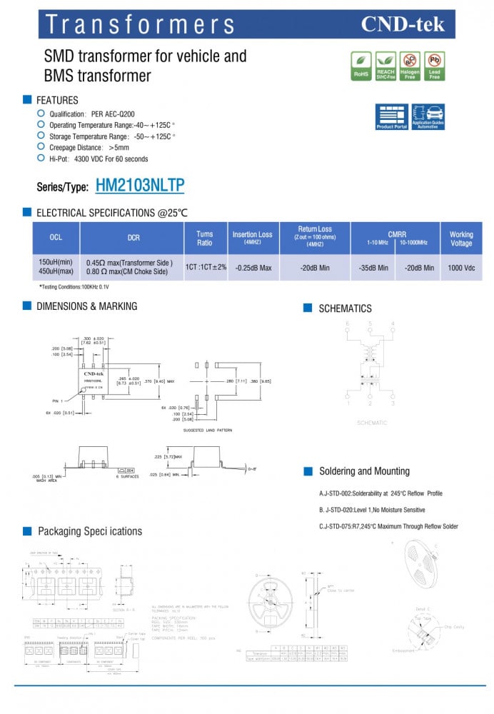 HM2103NLTP-CND technical document