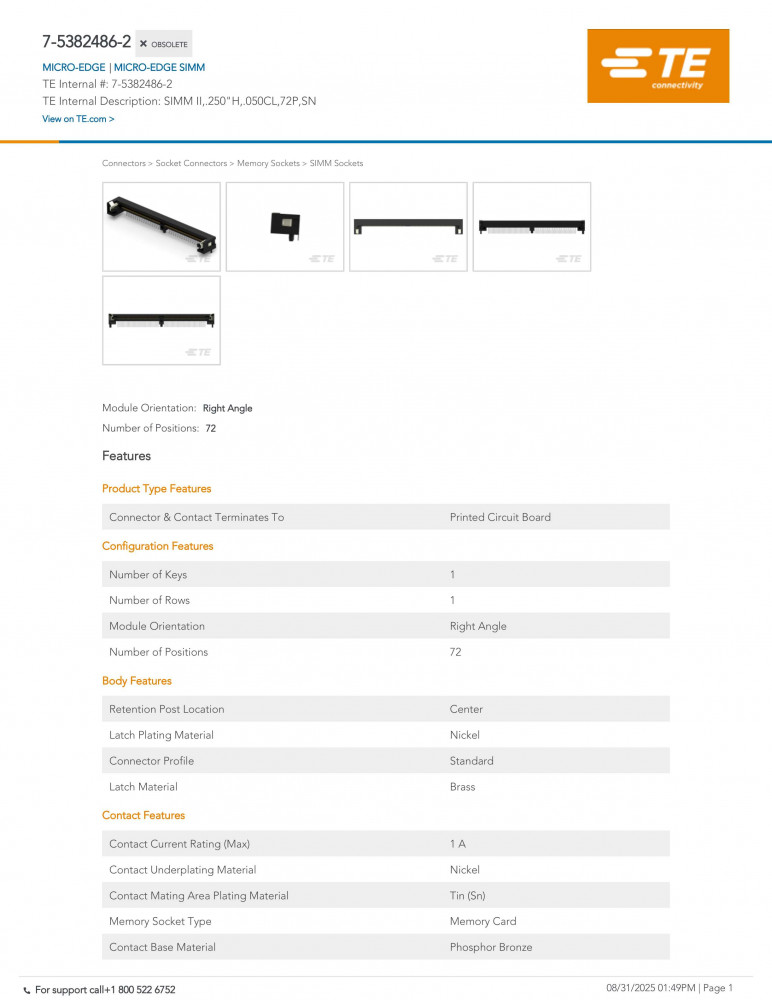 7-5382486-2 product drawing preview, page 1