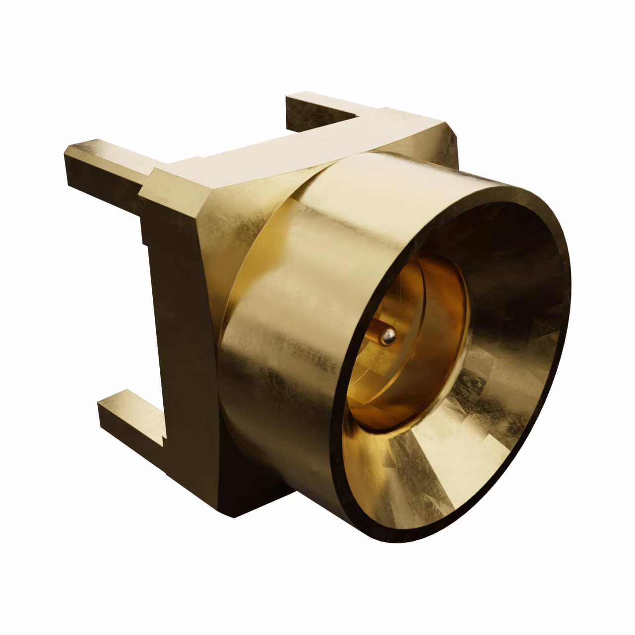 SMP Plug, Straight, Limited Detent, PCB, Through Hole, One Piece Per Bag, 50 Ohms for sale