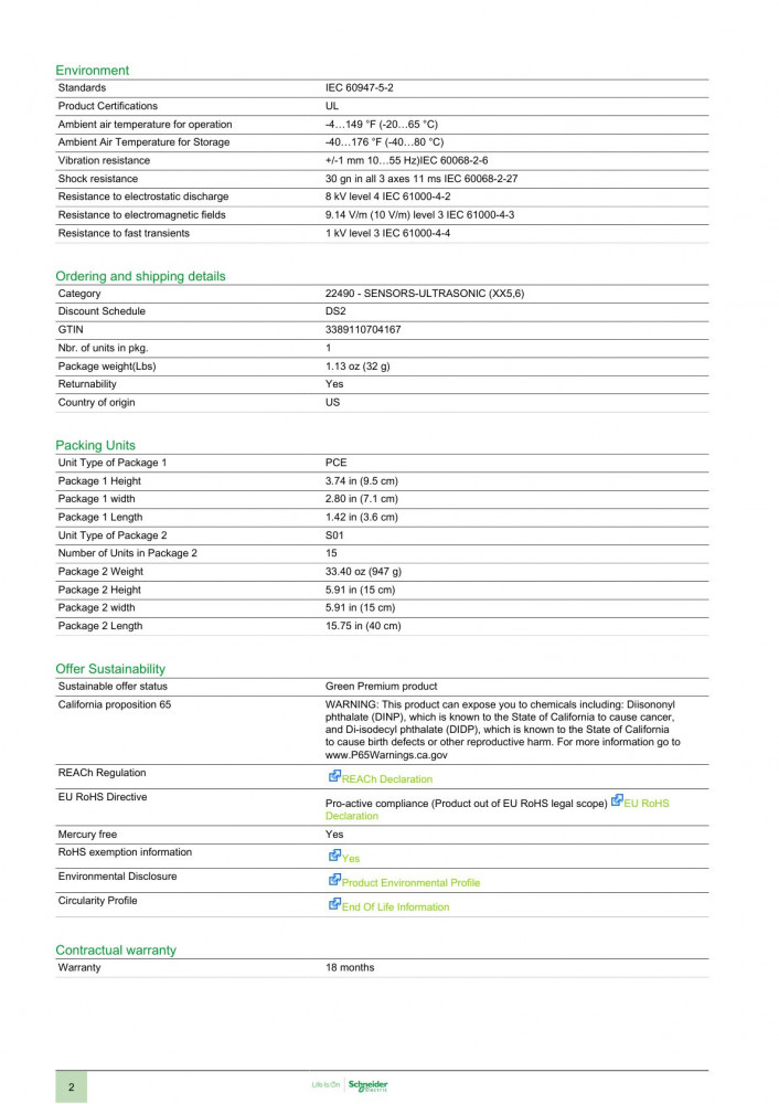 XX7F1A2PAL01M12 technical document page 2