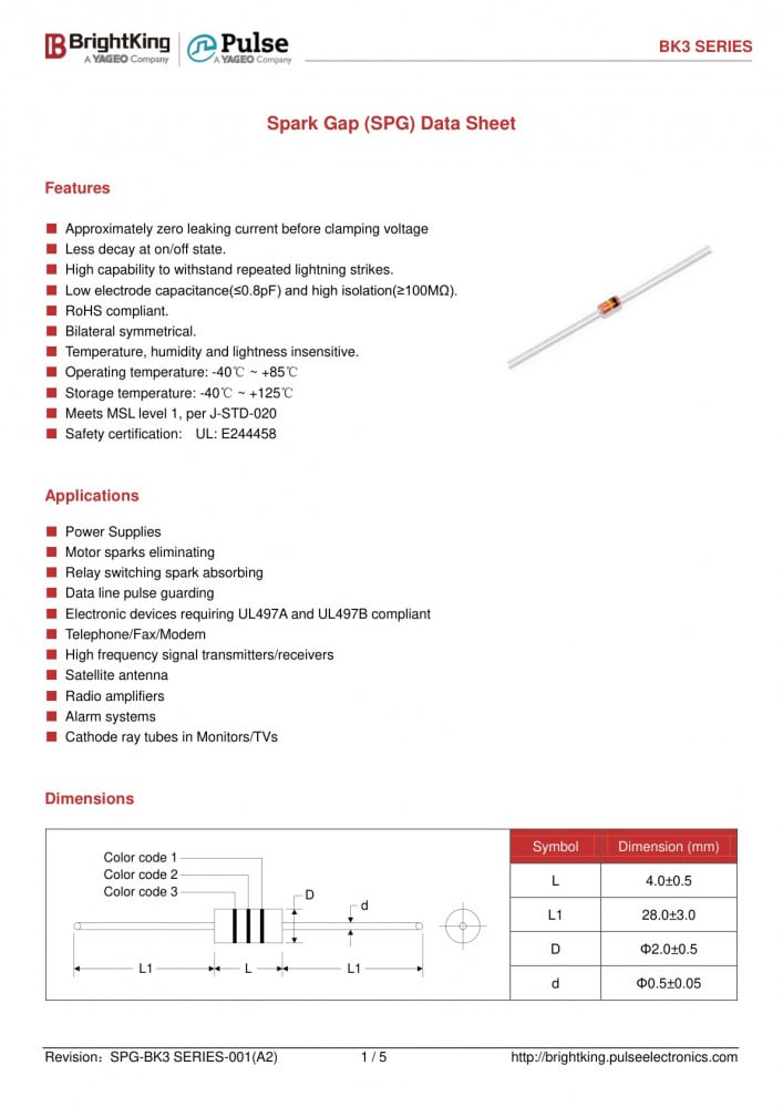 BK32003002 datasheet page 1