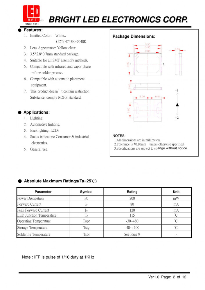 BL-2835A10-30-R80 document page 1