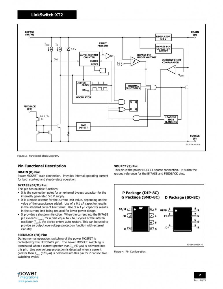 LNK3604D-TL datasheet page 2