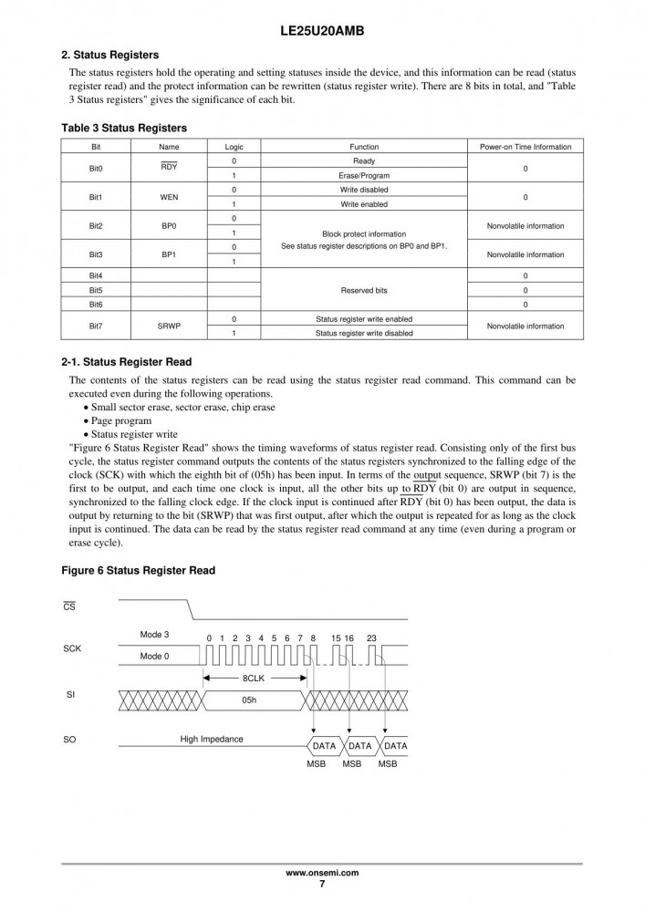 LE25U20AMB datasheet page 8
