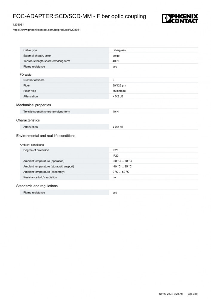 Phoenix Contact 1208081 technical document page 3