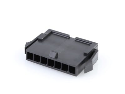 Micro-Fit 3.0 Receptacle Housing, Single Row, 12 Circuits, UL 94V-0, Low-Halogen Since Inception, Black