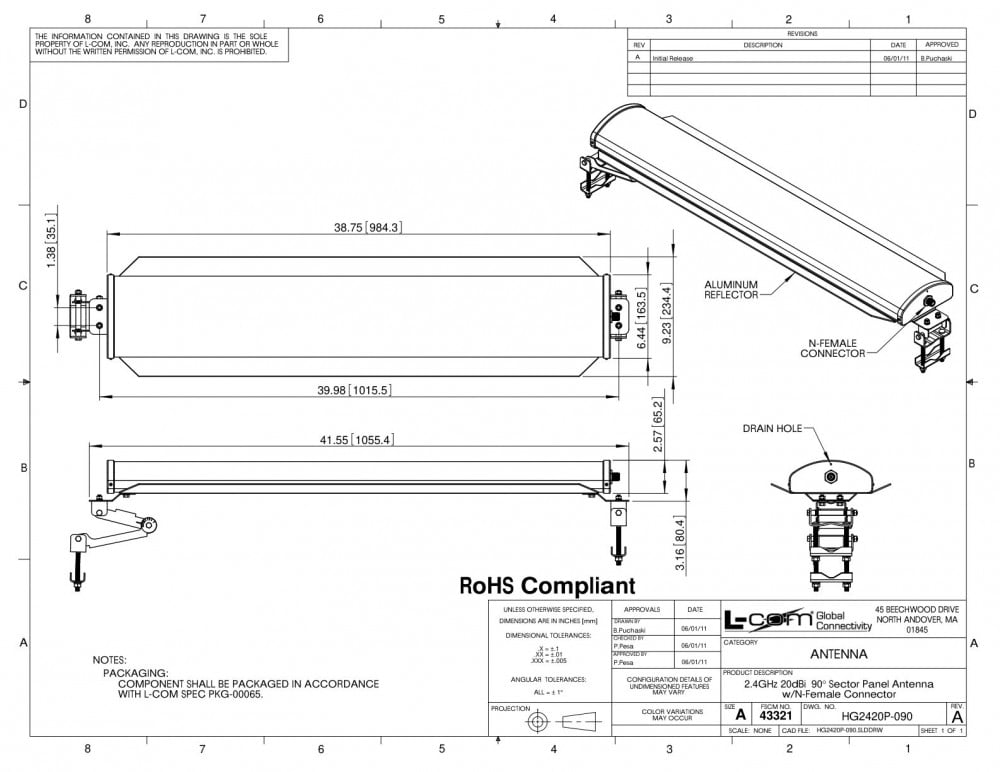 HG2420P-090 technical document preview