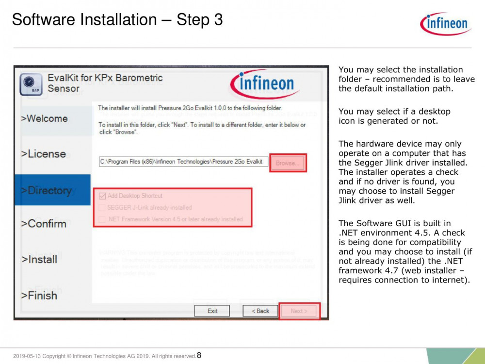 Pressure Sensor 2GO document page 8