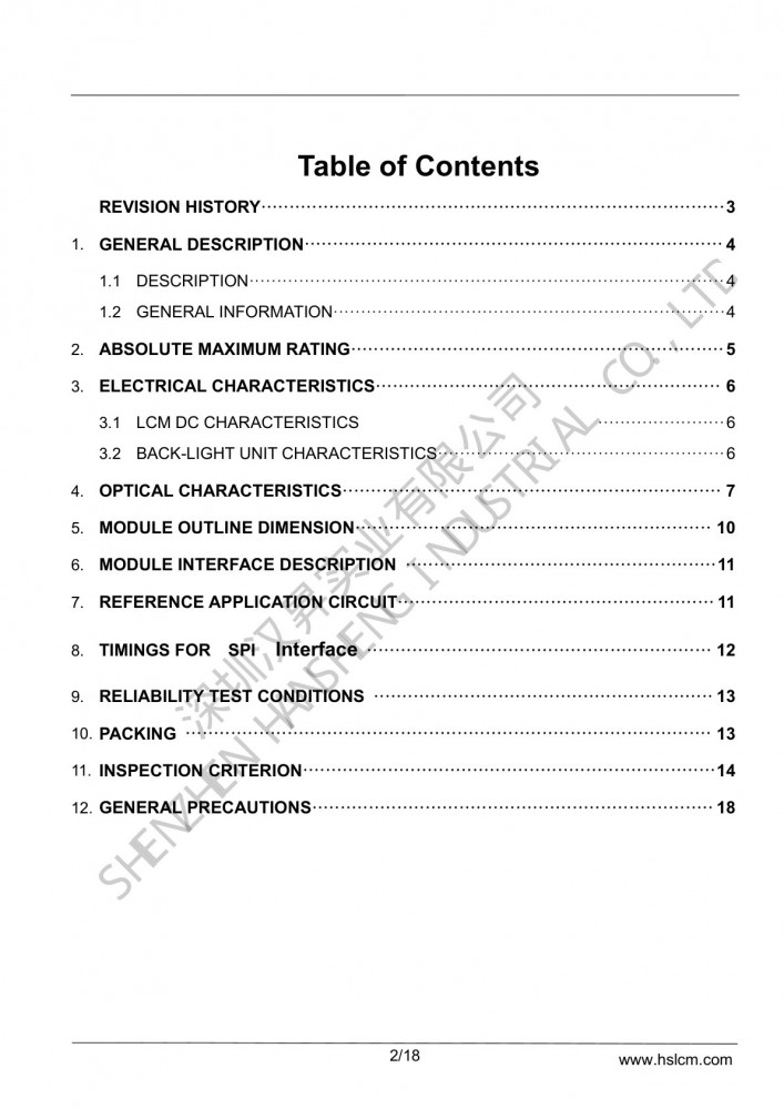 HS280S030RX datasheet page 2