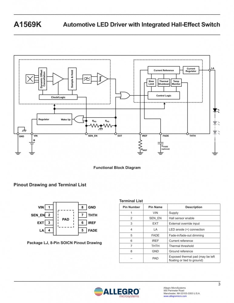 A1569KLJTR-T datasheet page 3