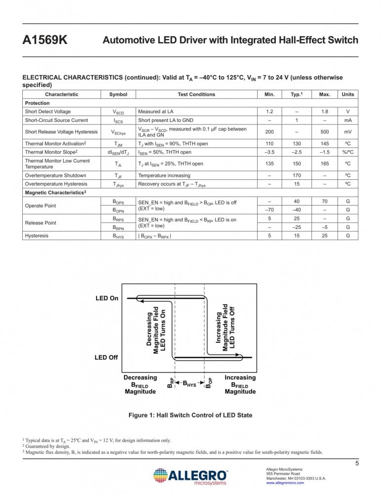 A1569KLJTR-T datasheet page 5