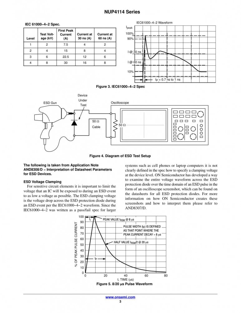 NUP4114HMR6T1G datasheet page 3