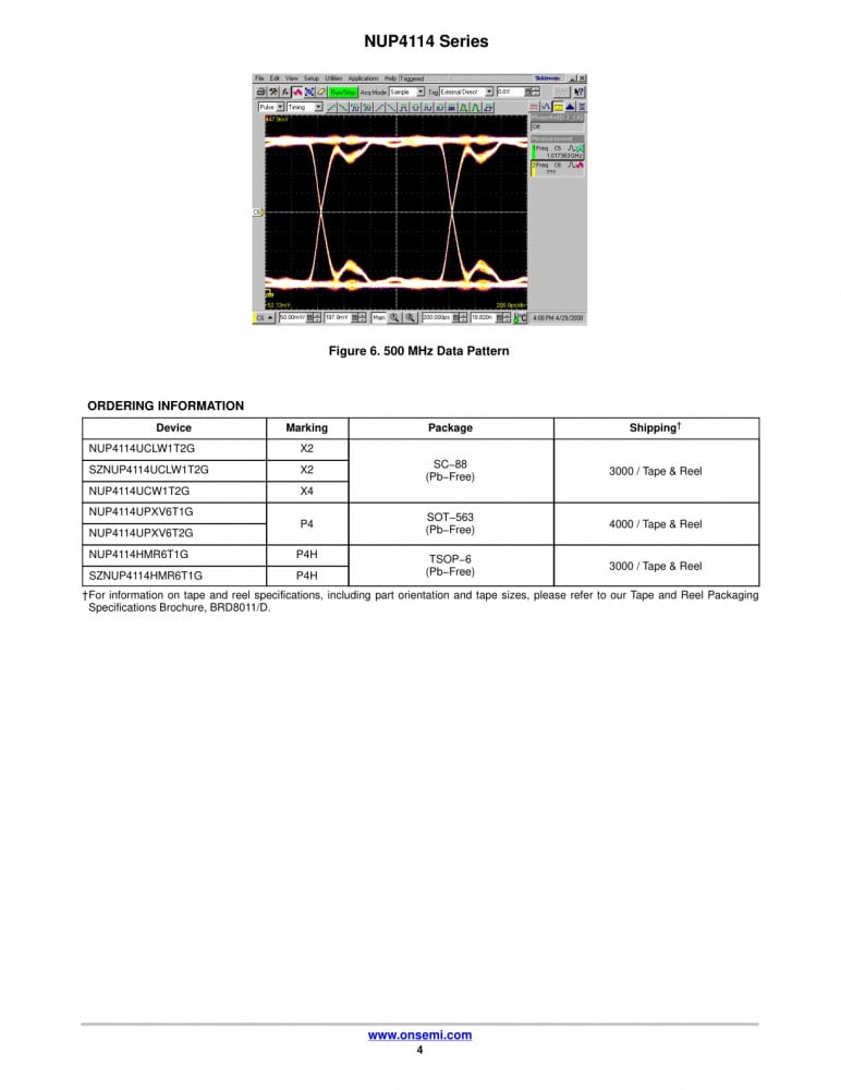 NUP4114HMR6T1G datasheet page 4