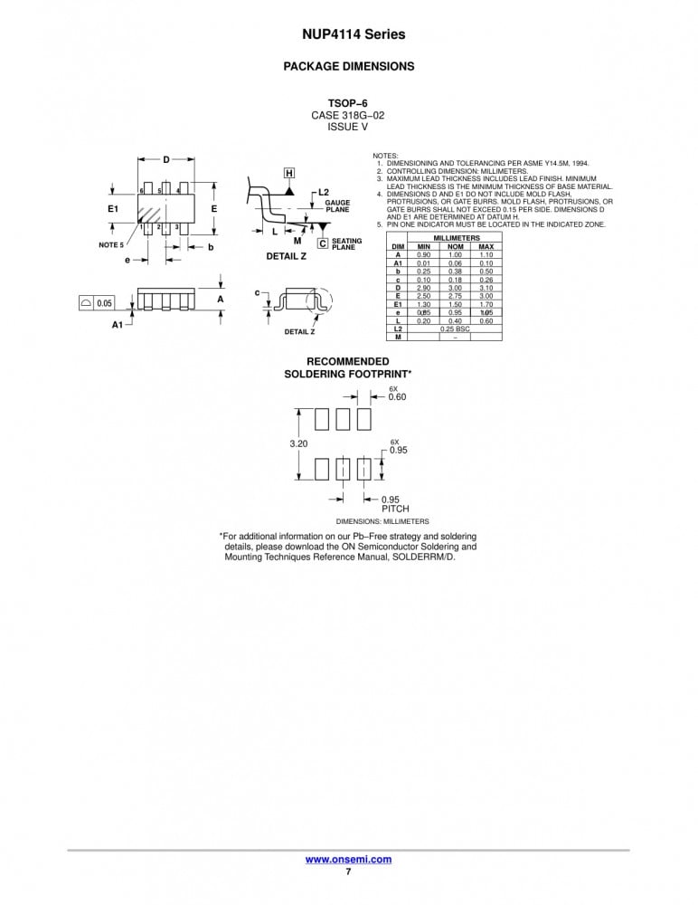 NUP4114HMR6T1G datasheet page 7
