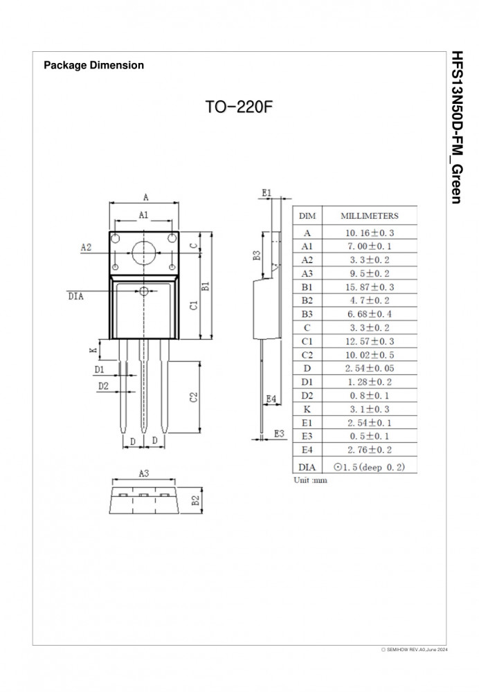 HFS13N50D datasheet page 7