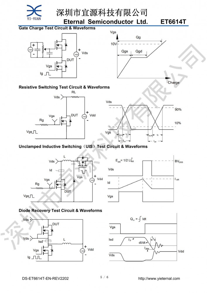 ET6614T datasheet page 5