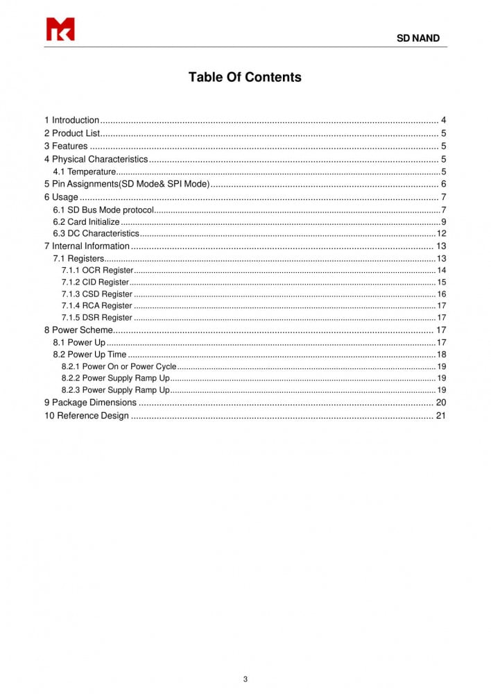 MKDV32GCL-STP datasheet page 3