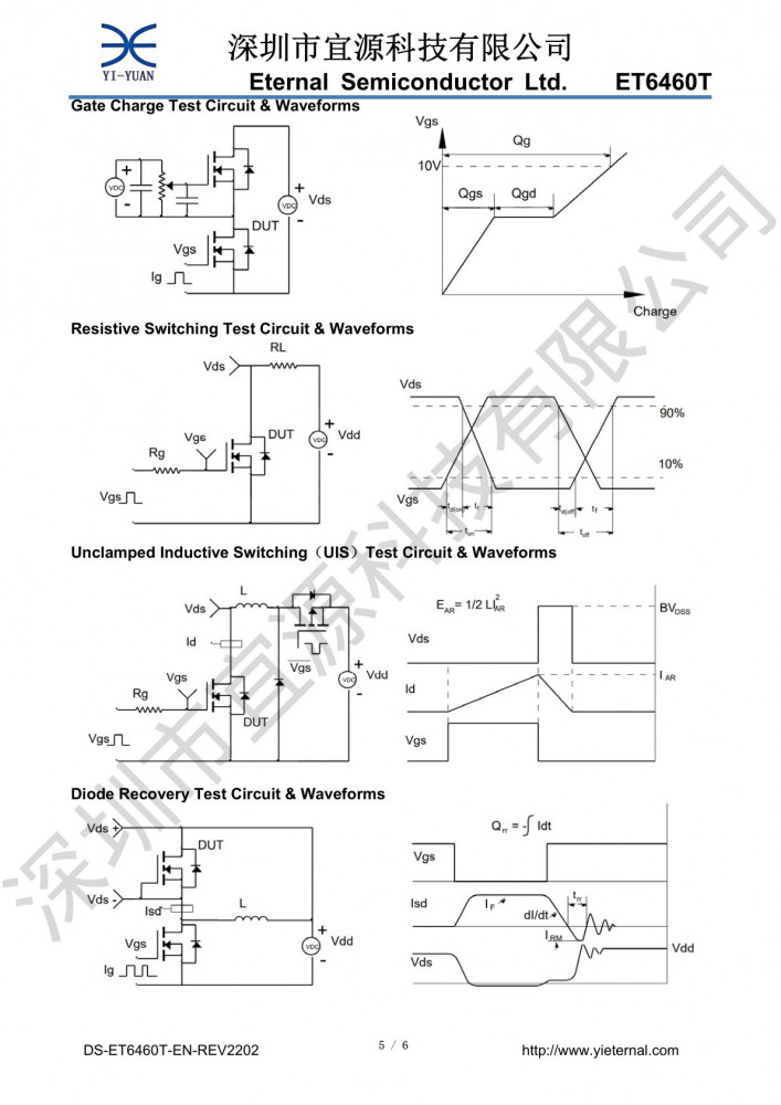 ET6460T datasheet page 5