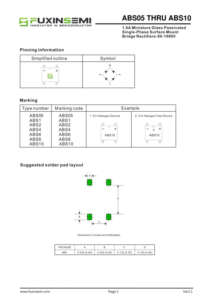 ABS10 datasheet page 3