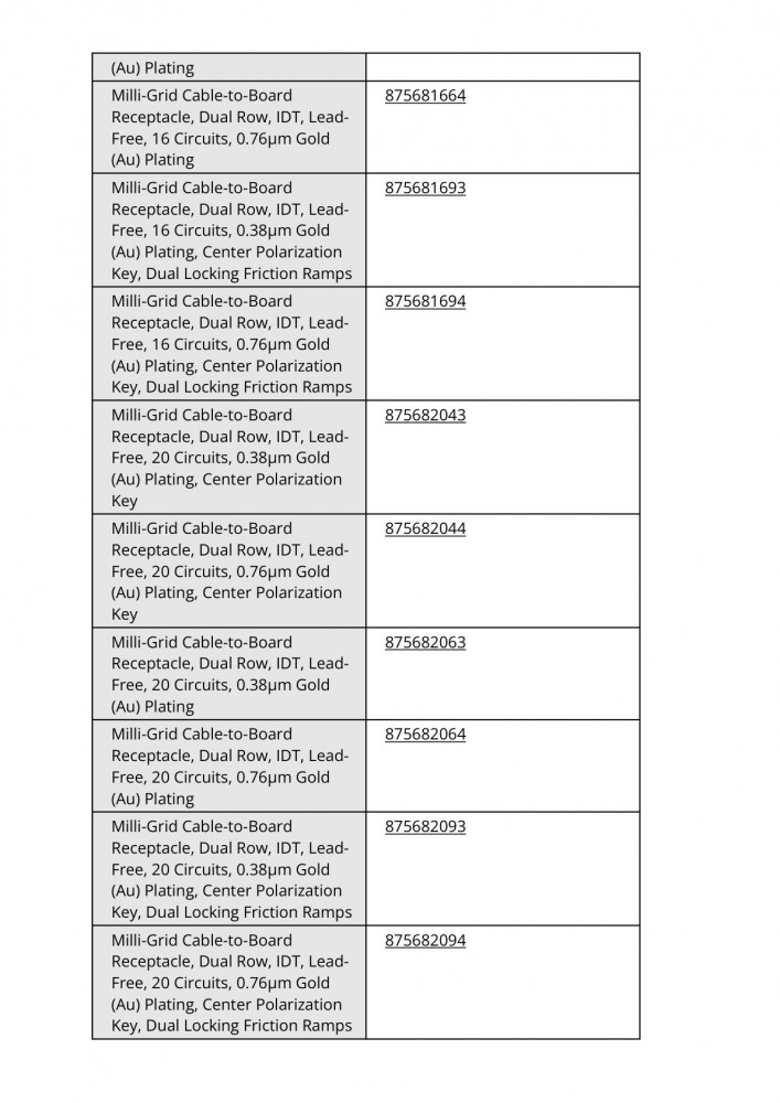 Tooling specification preview, page 5
