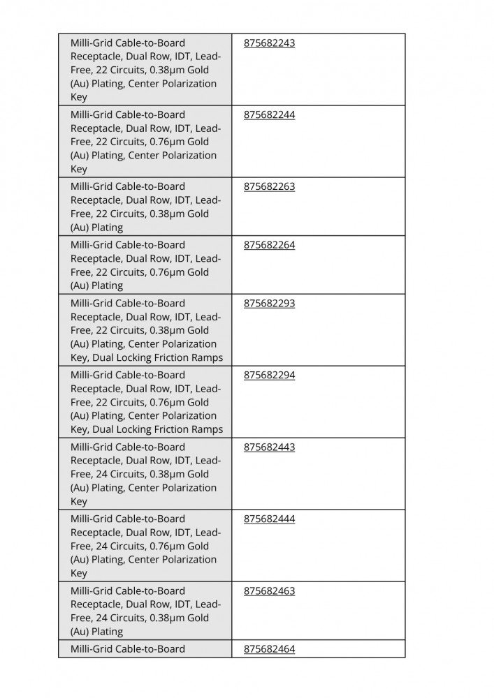 Tooling specification preview, page 6