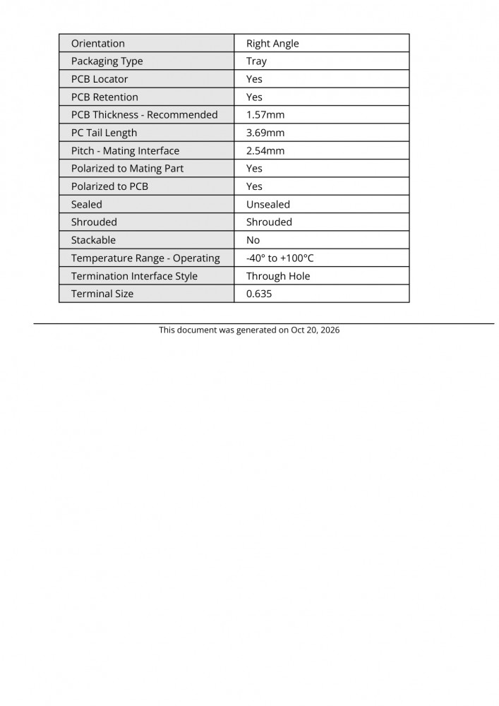 MOLEX 307005067 technical document image 3