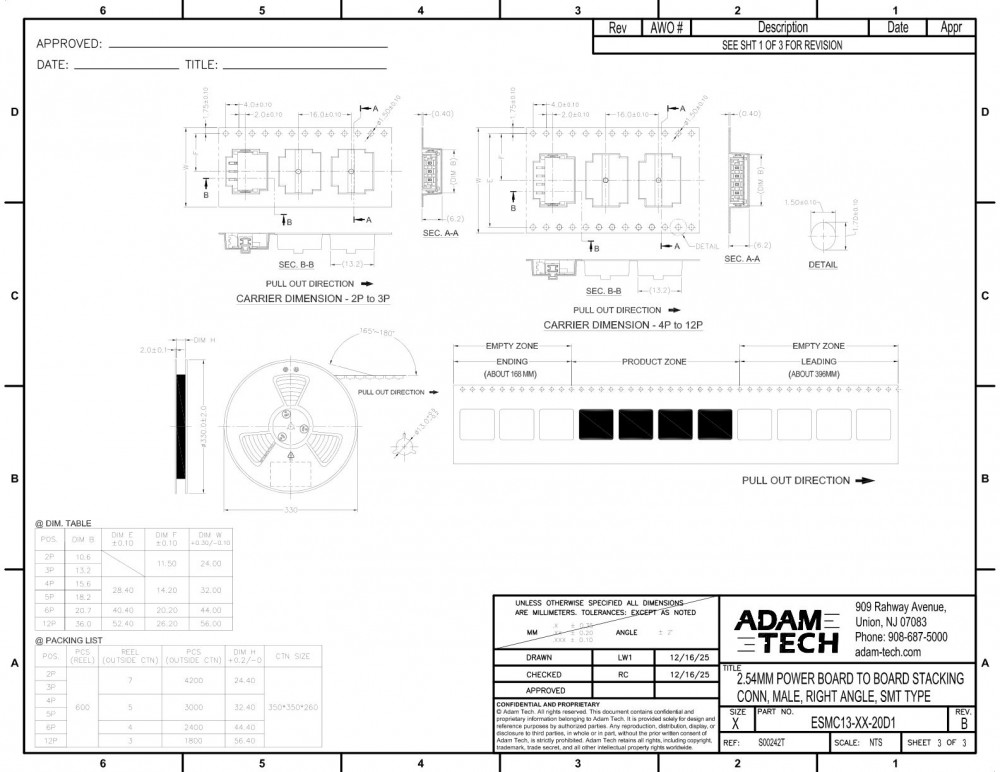 ADAM TECH ESMC13-XX-20D1 drawing page 3