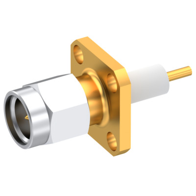 SMA / STRAIGHT PLUG RECEPTACLE MALE GOLD CAPTIVE CONTACT for sale