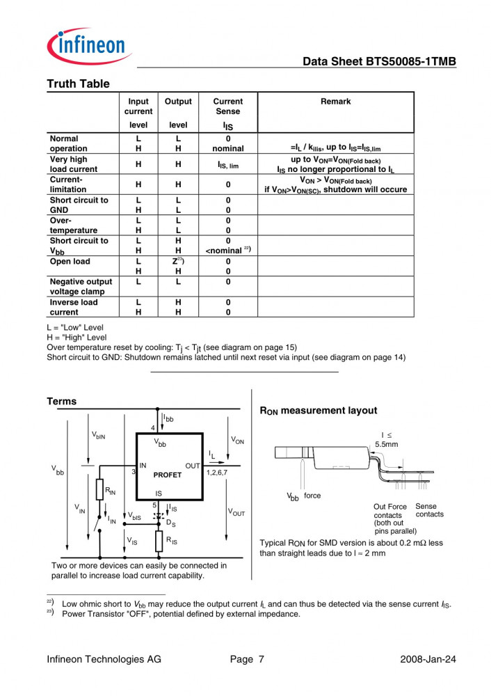 BTS50085-1TMB datasheet page 7