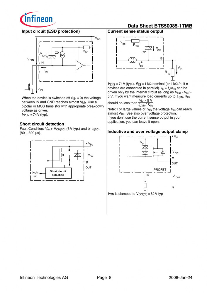BTS50085-1TMB datasheet page 8