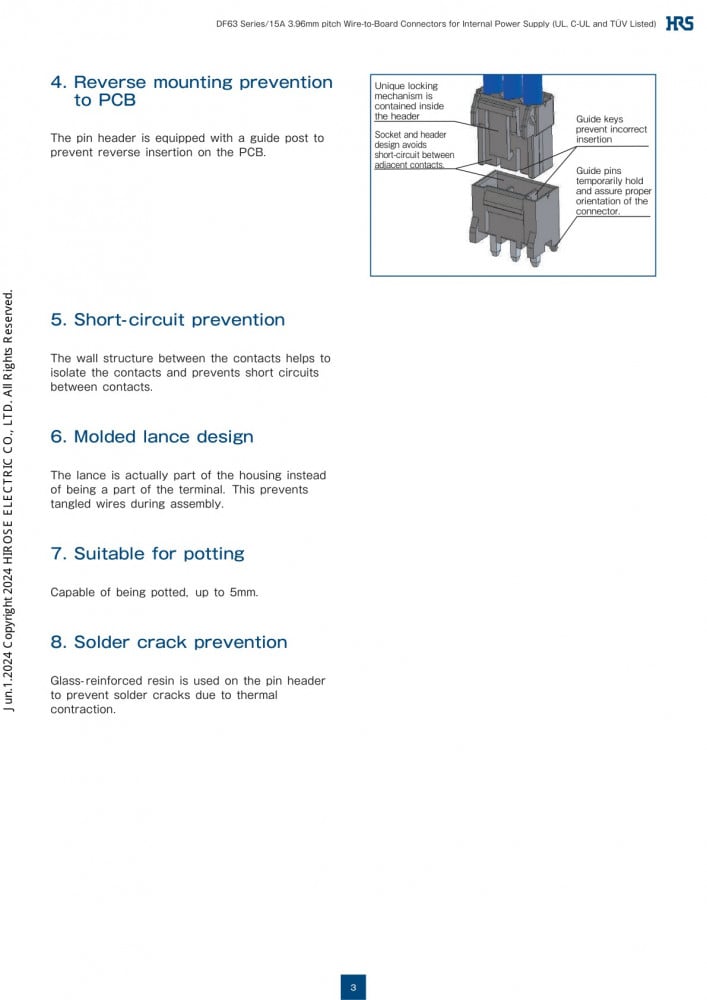HRS DF63 series document page 3
