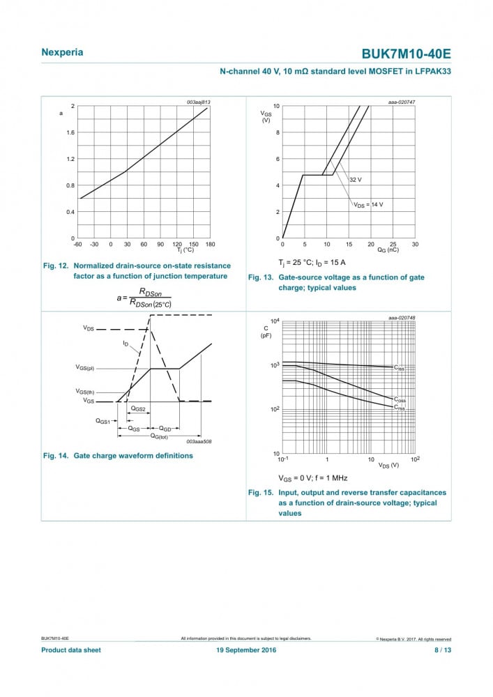 BUK7M10-40EX datasheet page 8