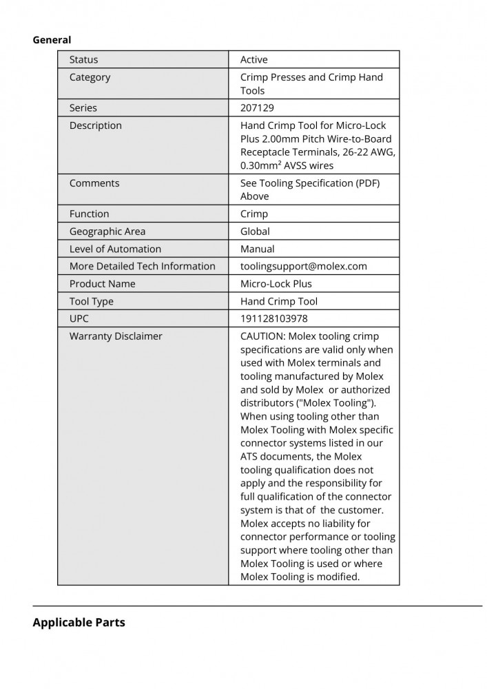 Tooling document image 2