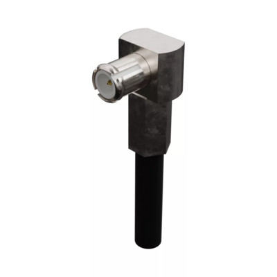 MCX Plug, Right-Angle, Crimp, RD-316 Cable, Brass Body, Nickel (Ni) Plated Body, 50 Ohms for sale
